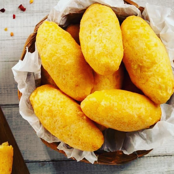 Receta Boliviana de Muchines de Yuca - Recetas de Bolivia